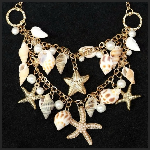 Jewelry | Natural Sea Shell Layered Necklace | Poshmark